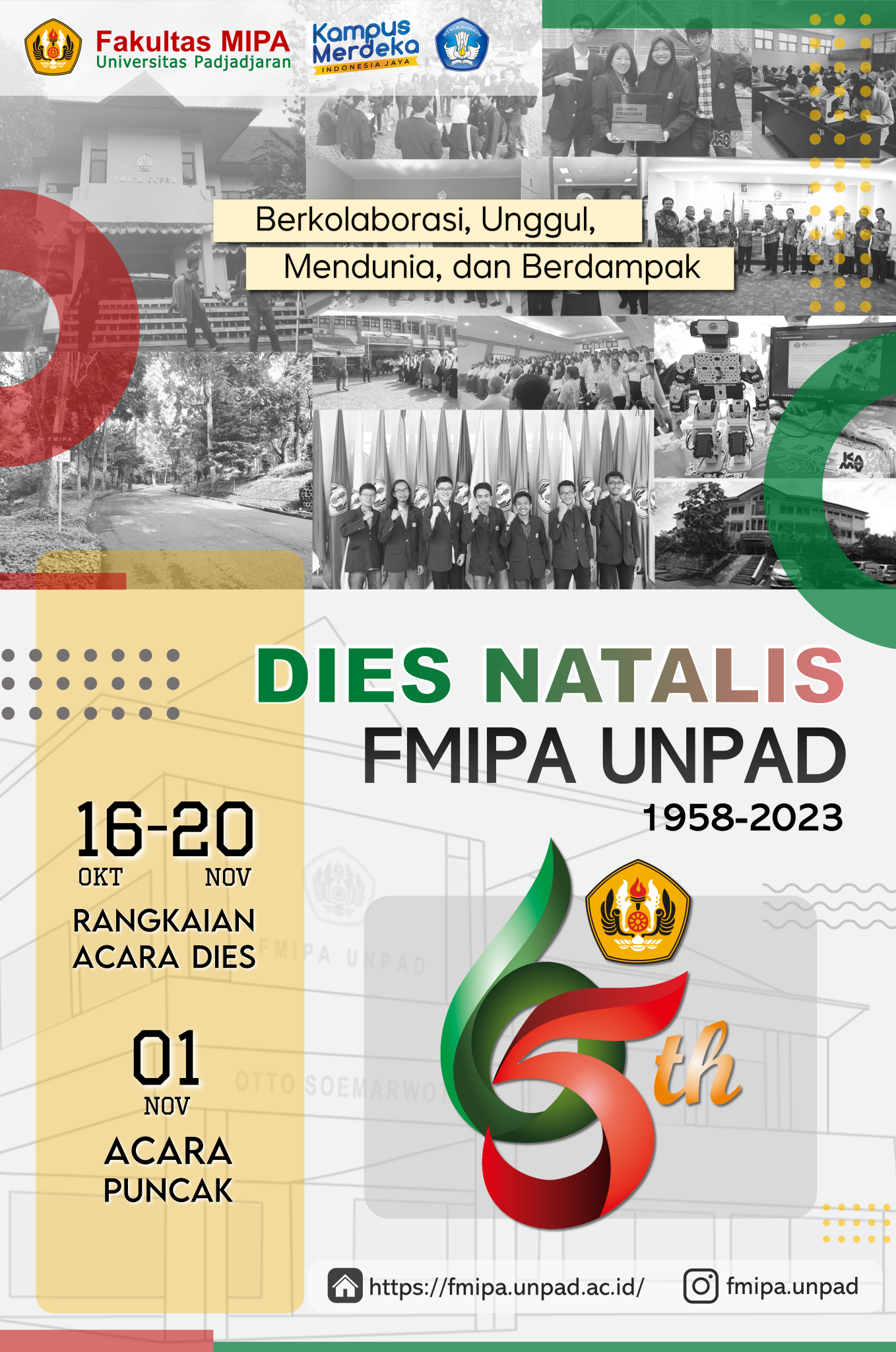 Peringatan Dies Natalis ke-65 FMIPA Unpad Usung Tema “ FMIPA Berkolaborasi Menjadi Fakultas ...